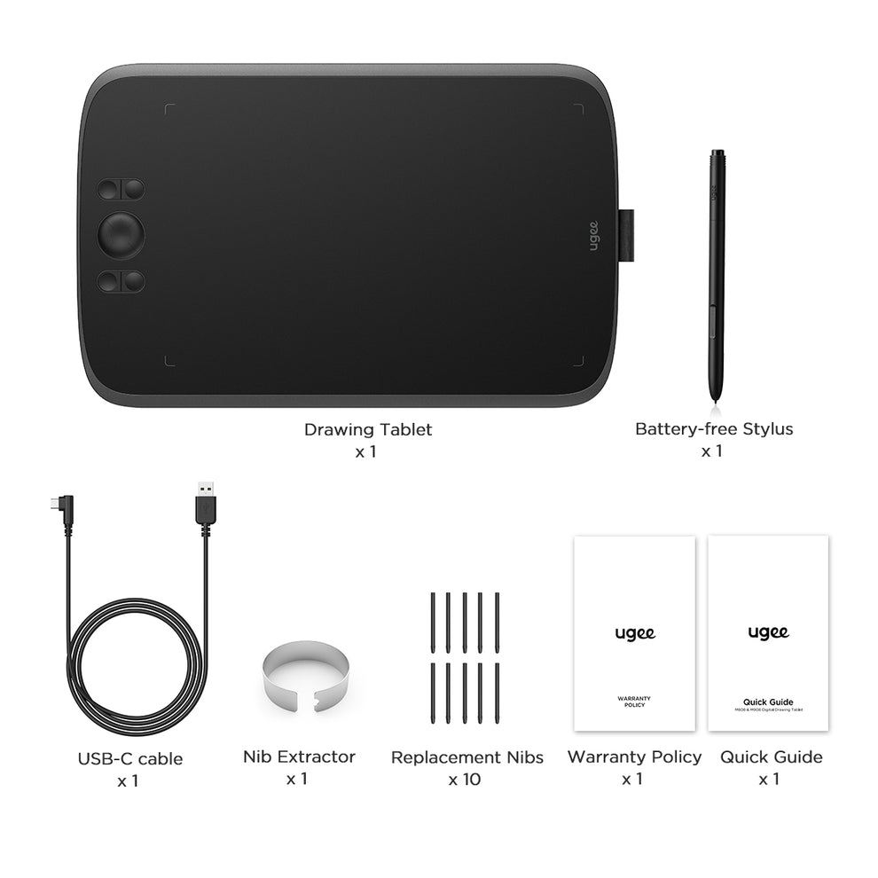 10 Inch Graphic Tablet M808 – ugee Official Store